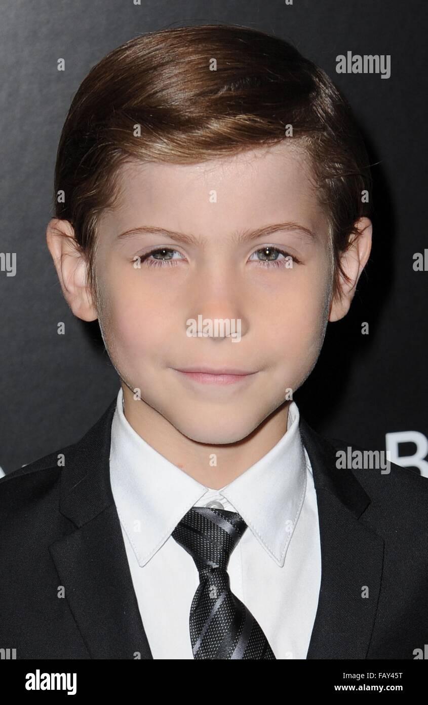 New York, NY, USA. 5th Jan, 2016. Jacob Tremblay at arrivals for The ...