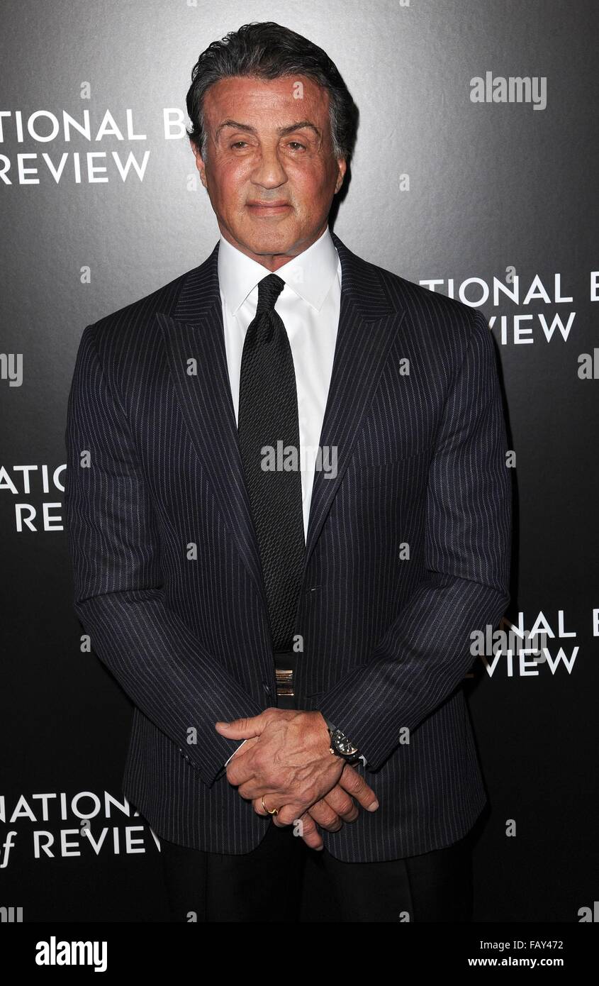 New York, NY, USA. 5th Jan, 2016. Sylvester Stallone at arrivals for ...