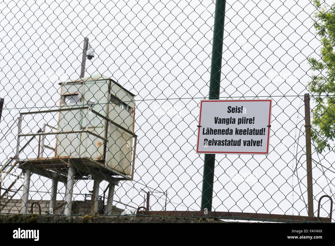 Prison watchtower hi-res stock photography and images - Alamy