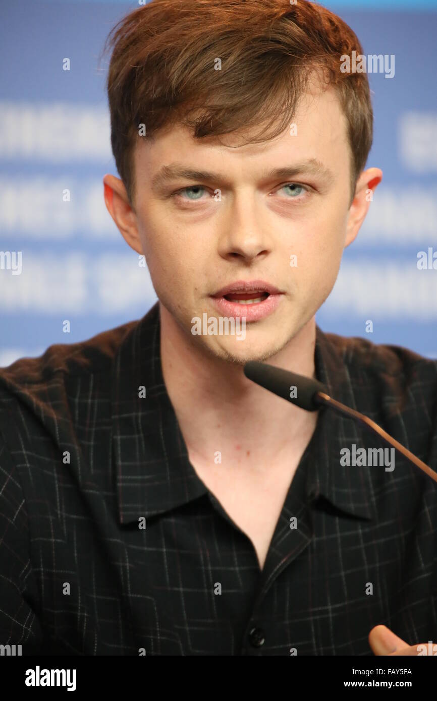 Berlin, Germany, February 9th, 2015: Dane de Haan attends at press ...