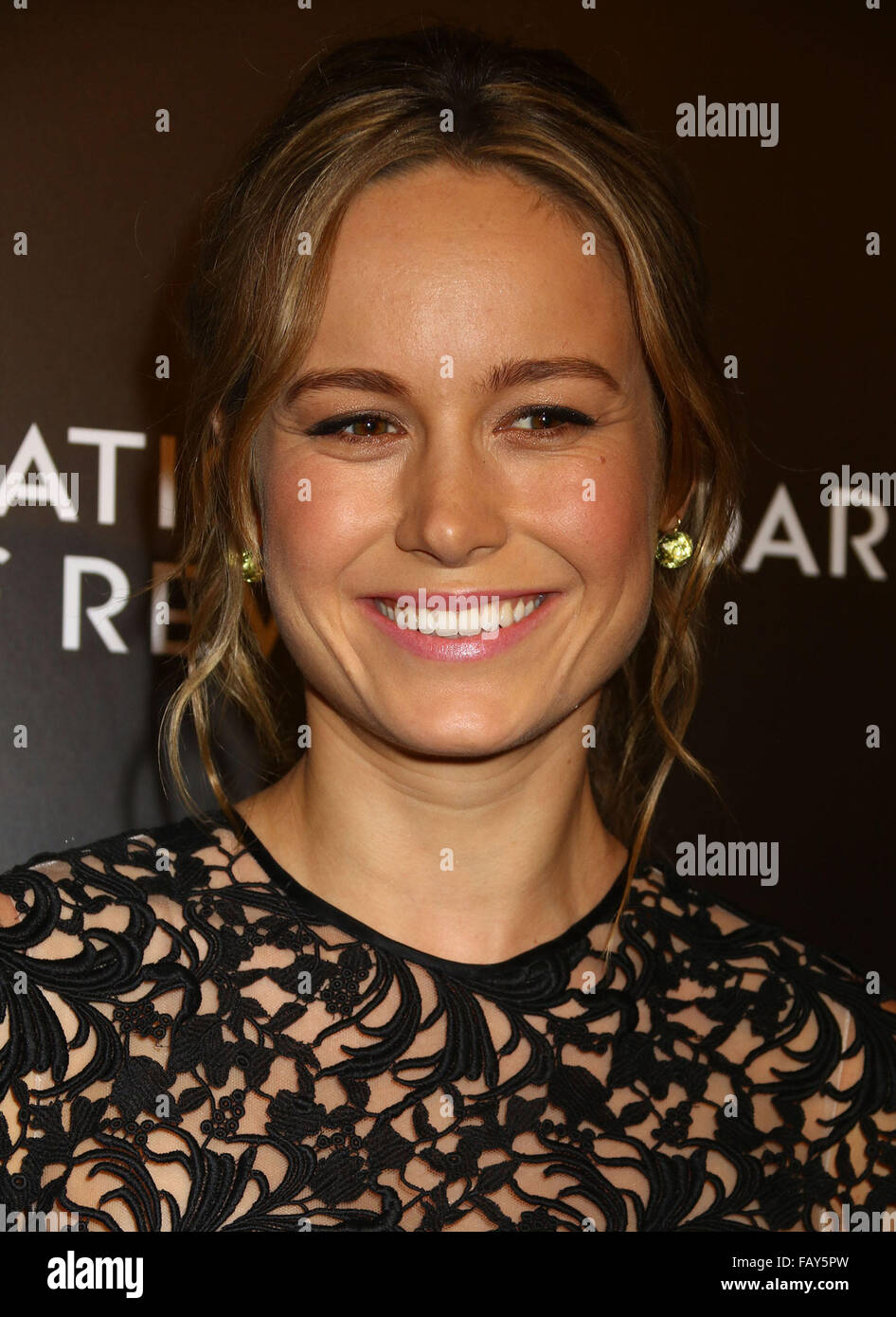 New York, New York, USA. 5th Jan, 2016. Actress BRIE LARSON attends the ...
