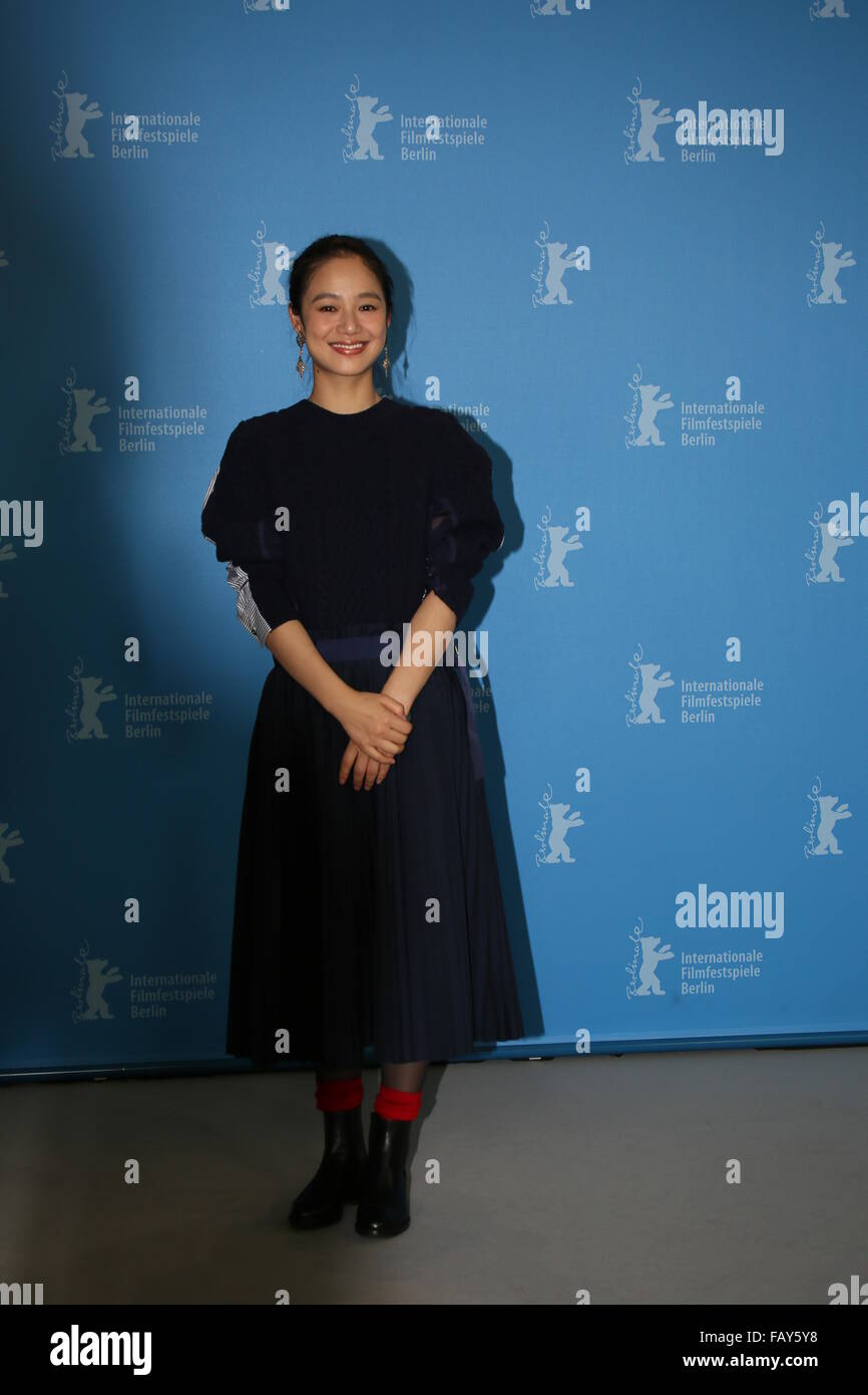 Berlin, Germany, February 11th, 2015: Zhou Yun attends at photocall ...