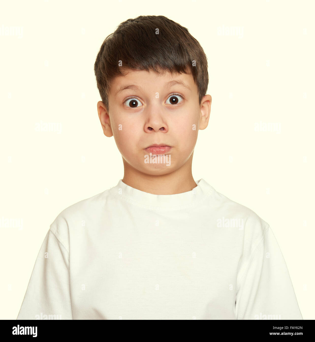boy make faces, teenager fun portrait closeup Stock Photo - Alamy