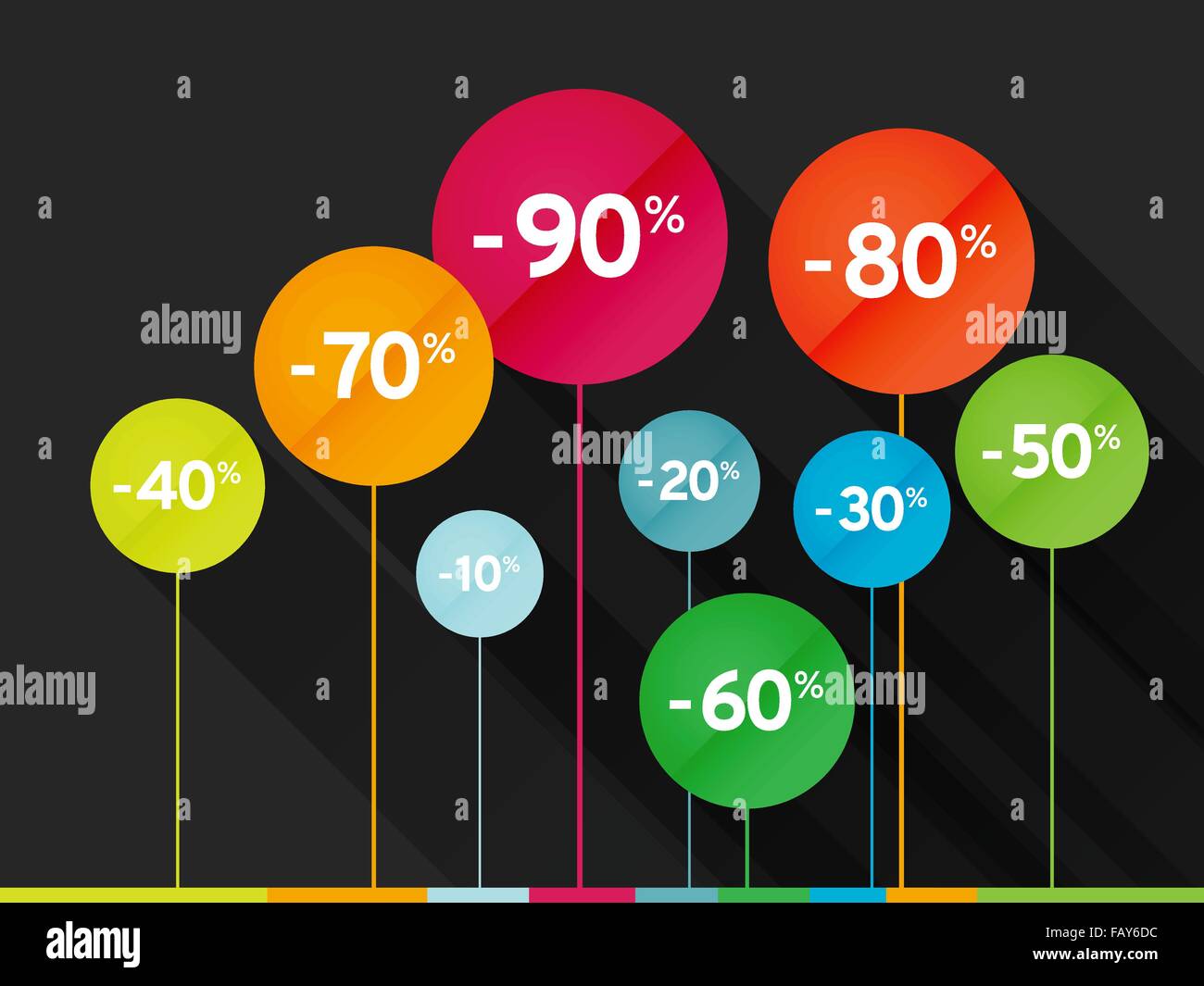 colored sale signs Stock Vector Image & Art - Alamy