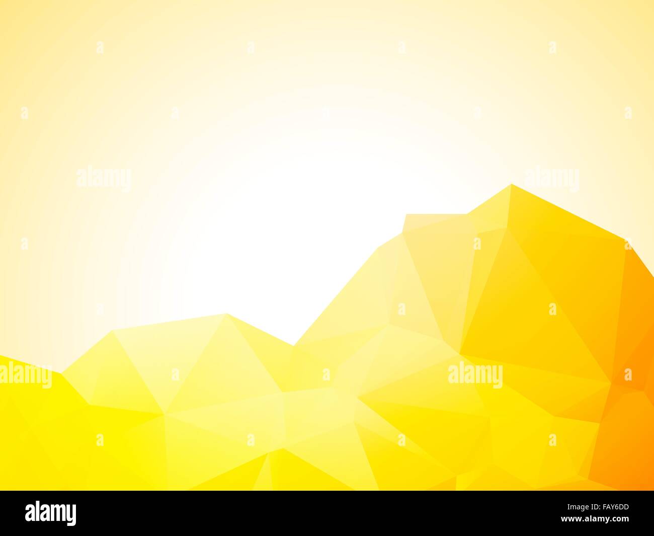 Yellow polygonal background Stock Vector Images - Alamy