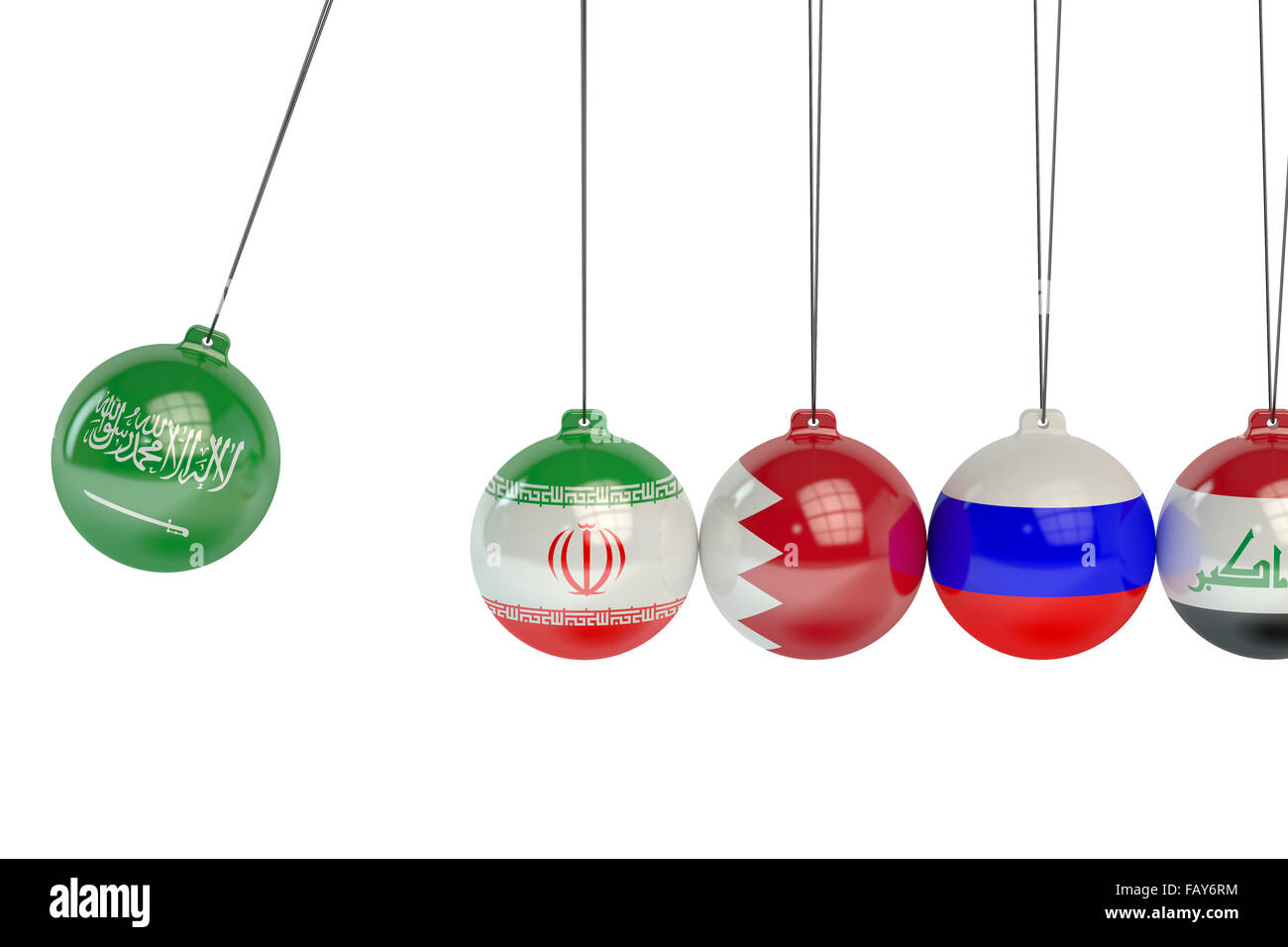 Bahrain saudi arabia flag hi-res stock photography and images - Alamy