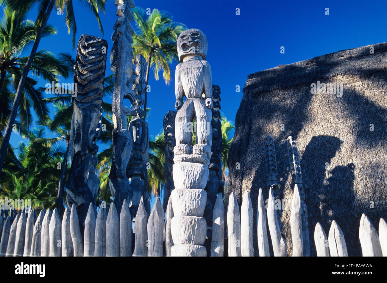 Hawaii puuhonua o honaunau hi-res stock photography and images - Alamy