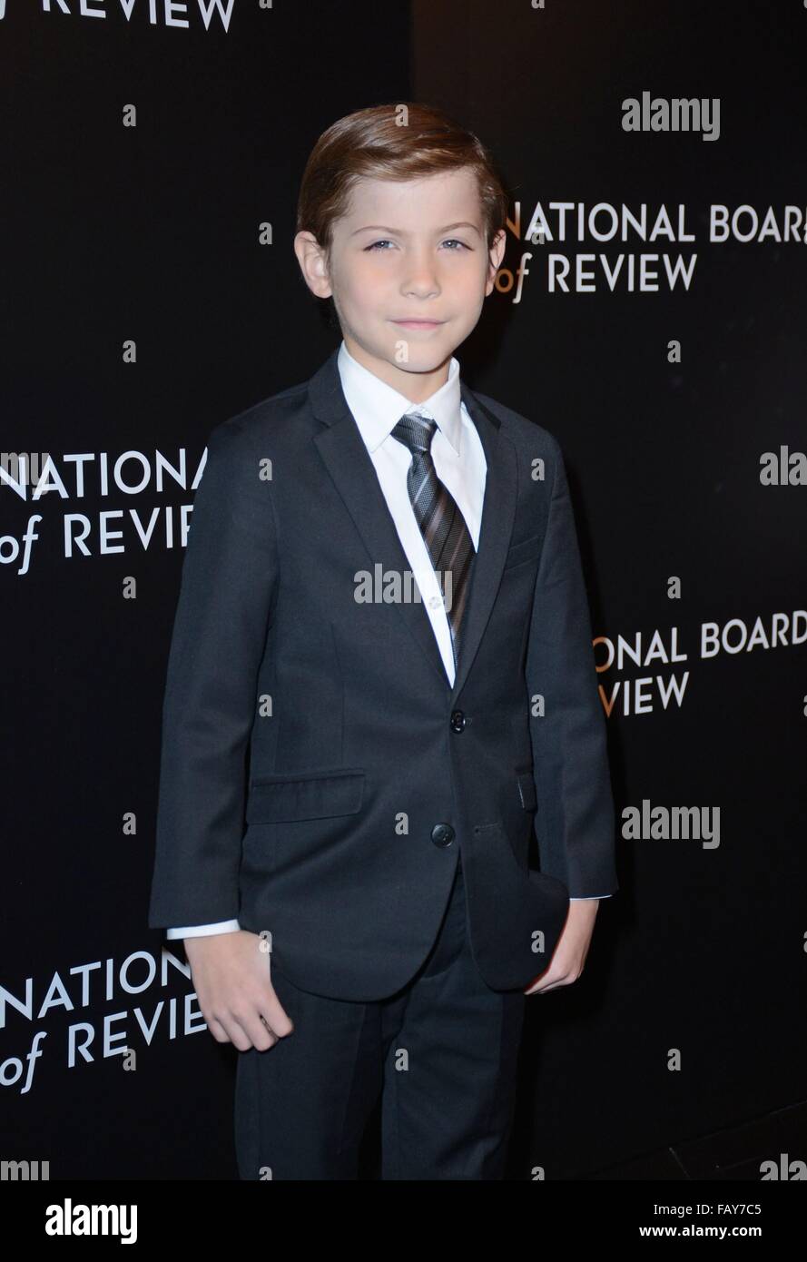 New York, NY, USA. 5th Jan, 2016. Jacob Tremblay at arrivals for The ...