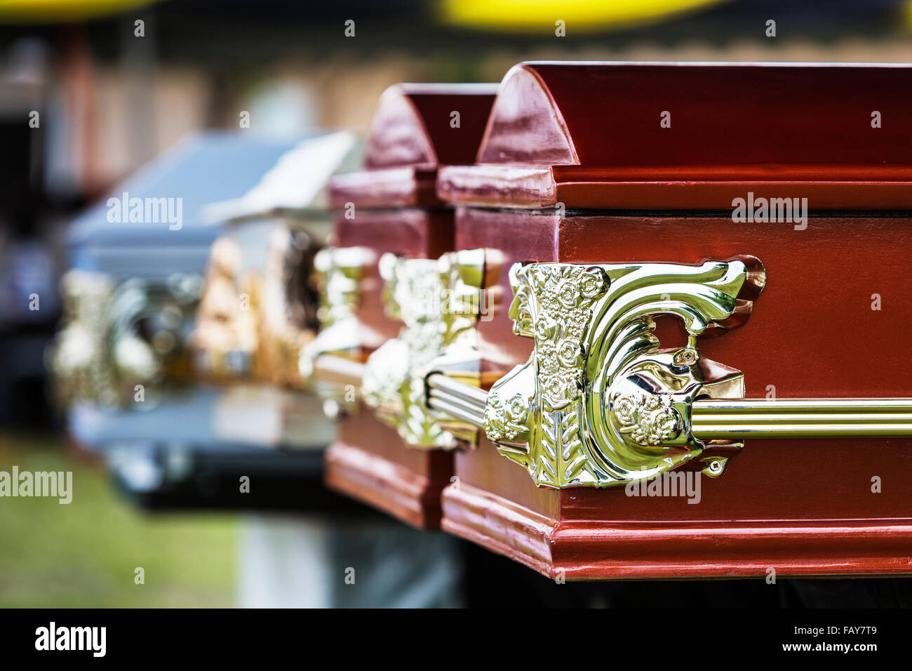 Golden coffin hi-res stock photography and images - Alamy