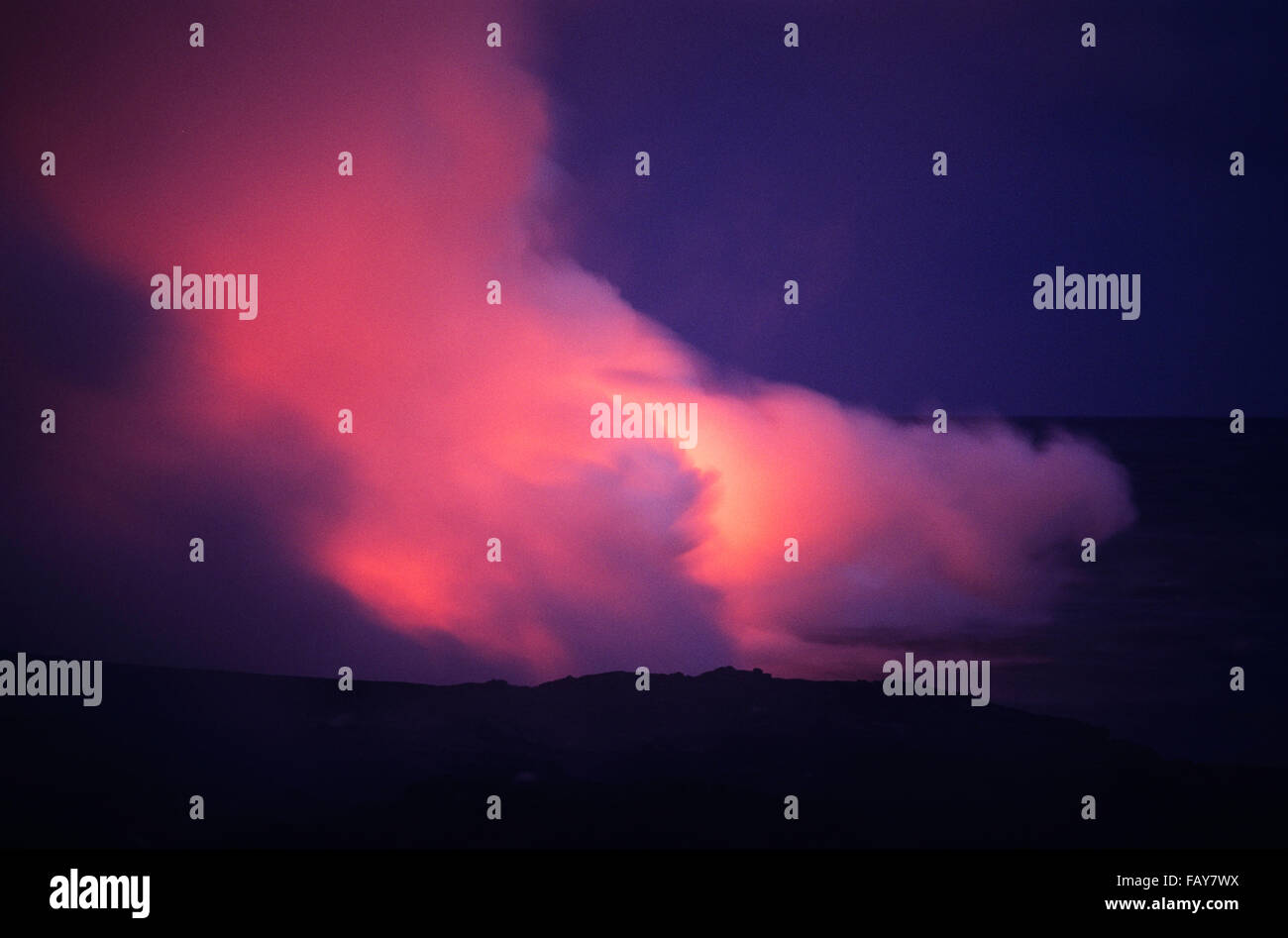 Big Island, Hawaii, Lae`apuki, Hawaii Volcanoes National Park, lava ...