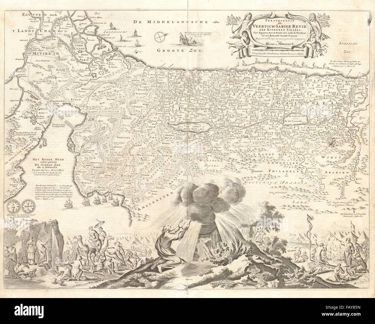 Map of canaan hi-res stock photography and images - Alamy