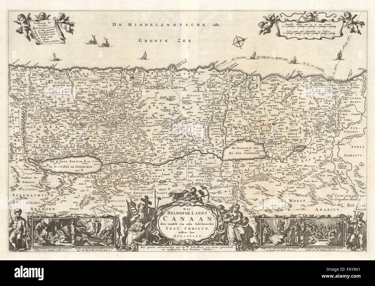 Map of canaan hi-res stock photography and images - Alamy