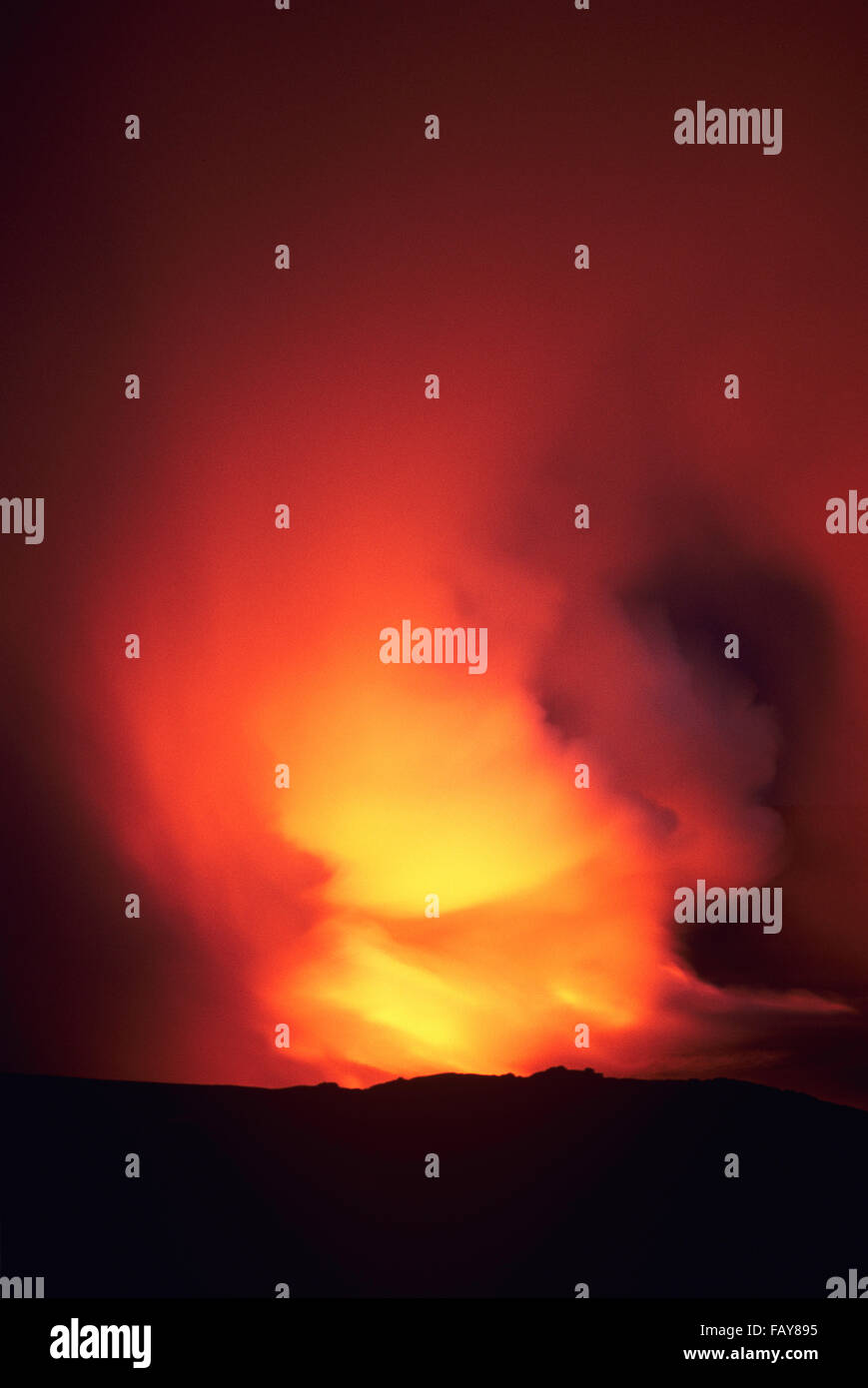 Big Island, Hawaii, Lae`apuki, Hawaii Volcanoes National Park, lava ...