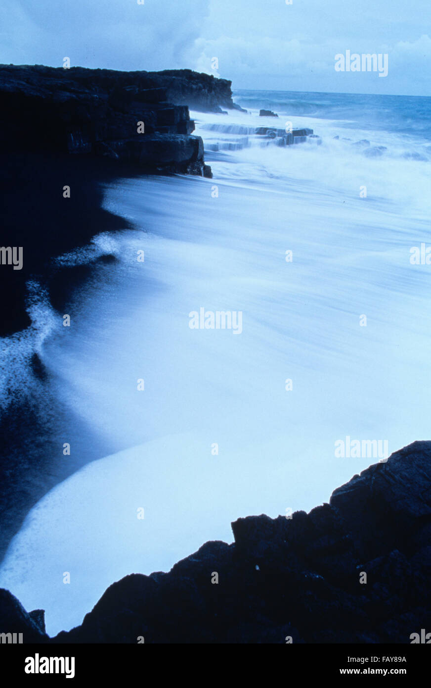 Big Island, Hawaii, Lae`apuki, Hawaii Volcanoes National Park, lava ...