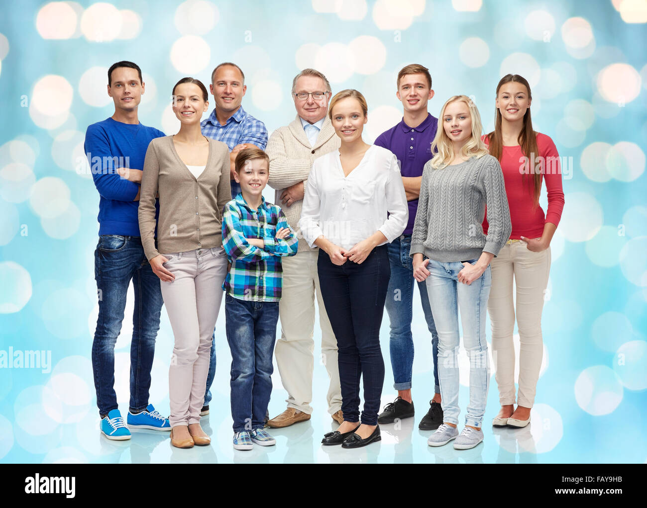 group of smiling people Stock Photo - Alamy
