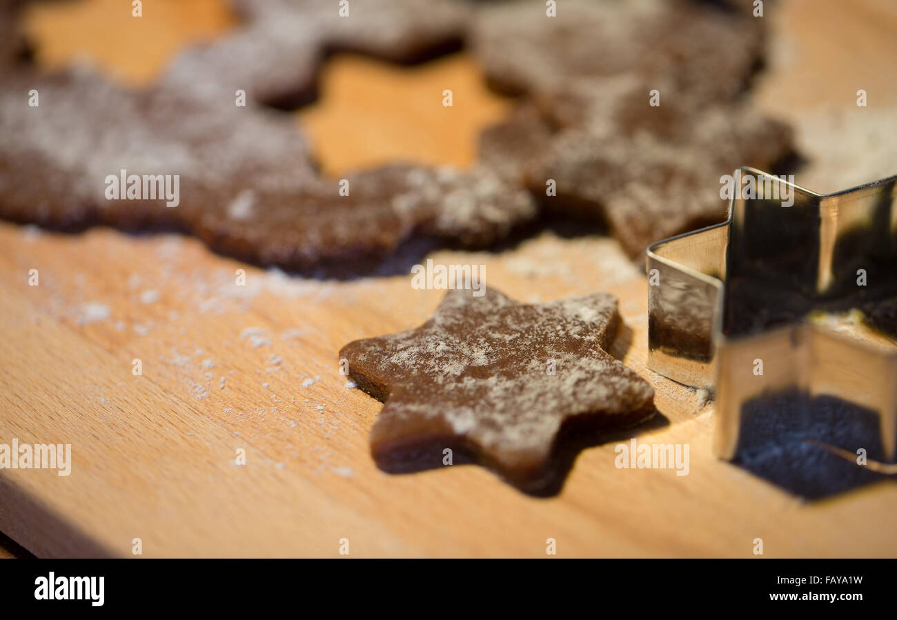 Raw dough cookie molds hi-res stock photography and images - Alamy