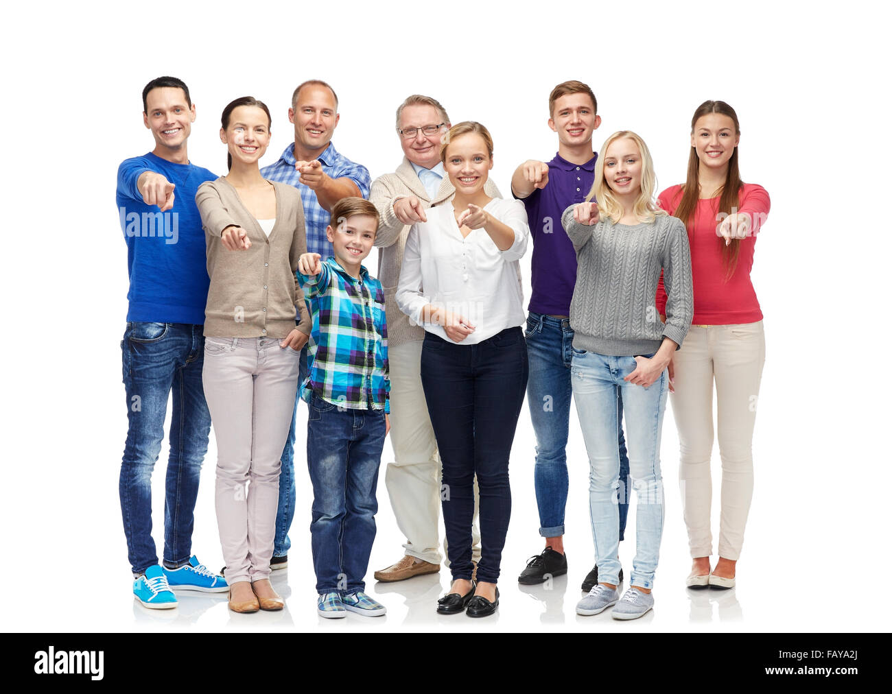 group of smiling people Stock Photo - Alamy