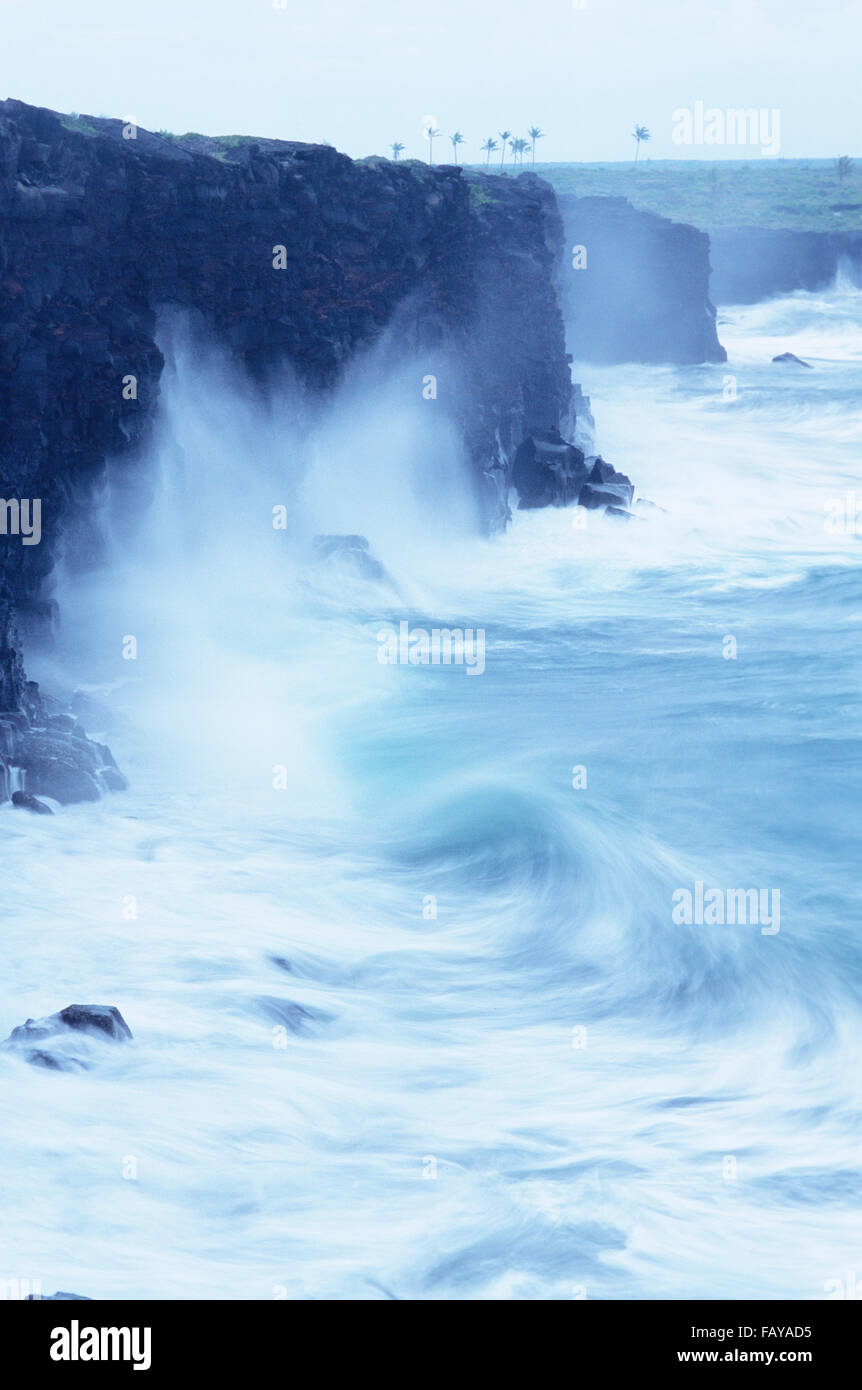 Big Island, Hawaii, Hawaii Volcanoes National Park, Puna Coastline ...