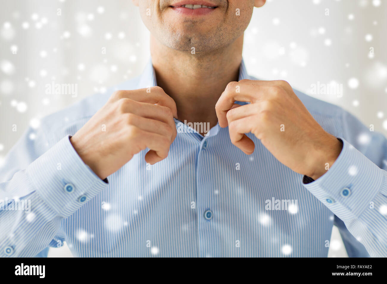 Man putting hand in shirt hi-res stock photography and images - Alamy