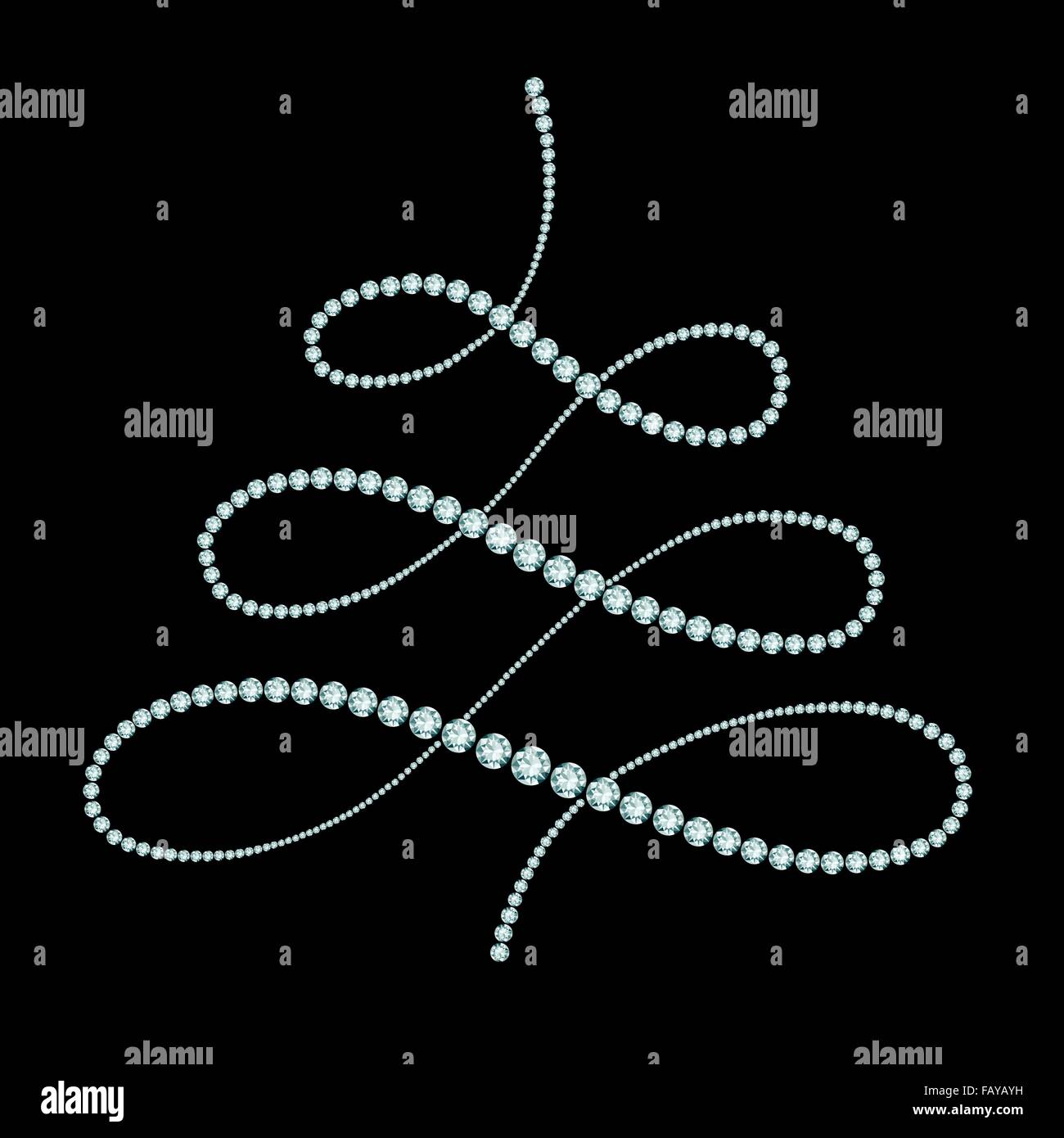 Diamond on tree Stock Vector Images - Alamy
