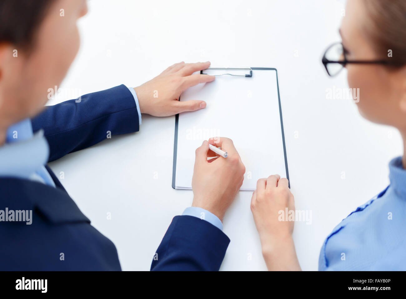 Office workers are busy with doing paperwork Stock Photo - Alamy