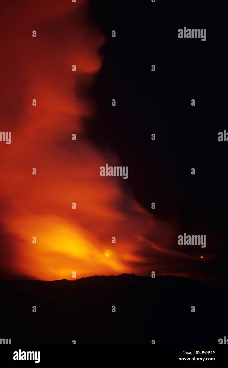 Big Island, Hawaii, Lae`apuki, Hawaii Volcanoes National Park, lava ...