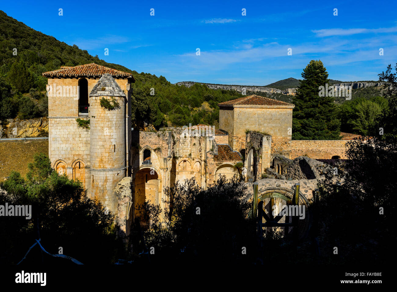 Monastery of Saint Pedro de Arlanza Stock Photo - Alamy