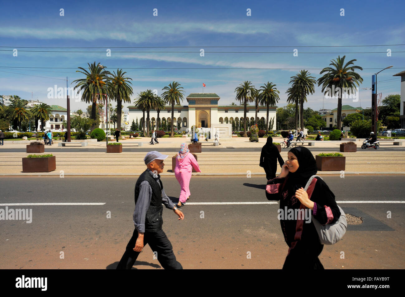 Palais de Justice and Place Mohammed V, Casablanca (Dar el Baida ...