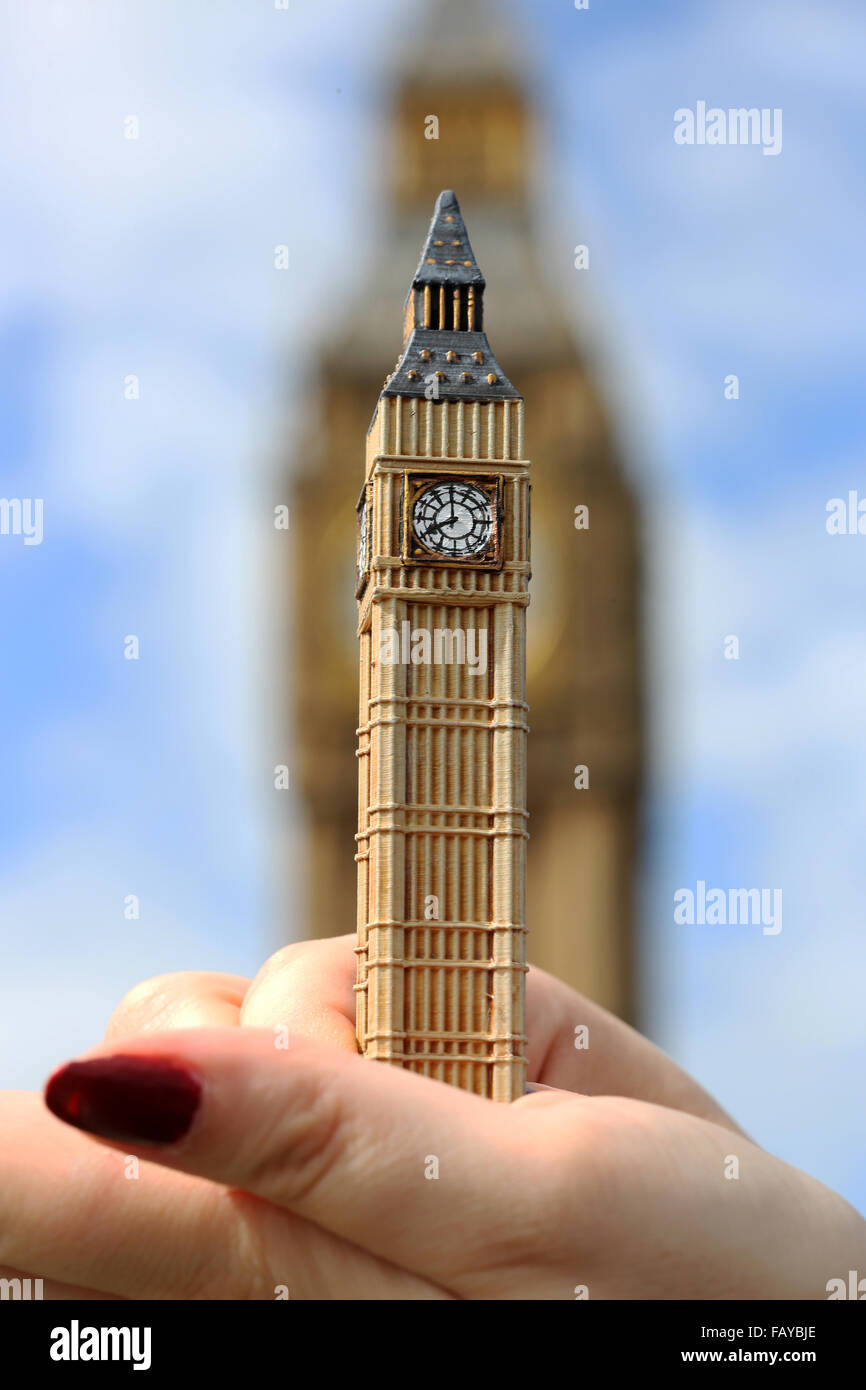 London's famous landmarks recreated in perfect miniature detail using ...