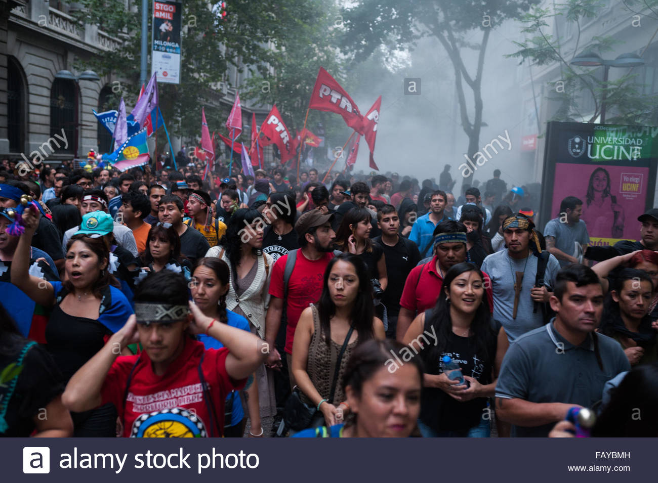 Santiago, Chile. January 5th, 2016. CHILE, Santiago: Hundreds of Stock ...