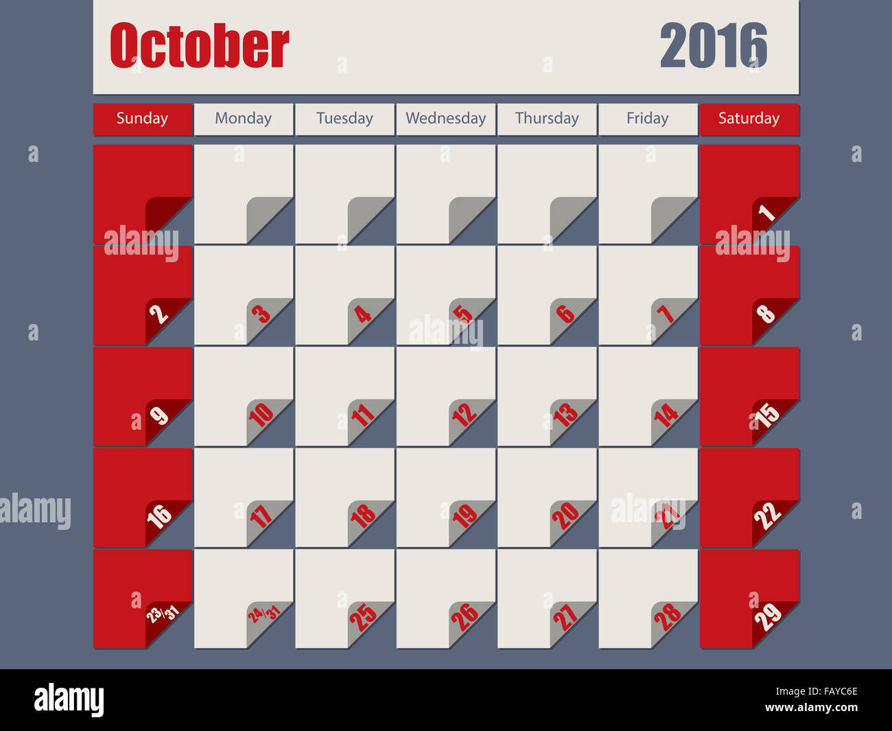 Month planner hi-res stock photography and images - Alamy