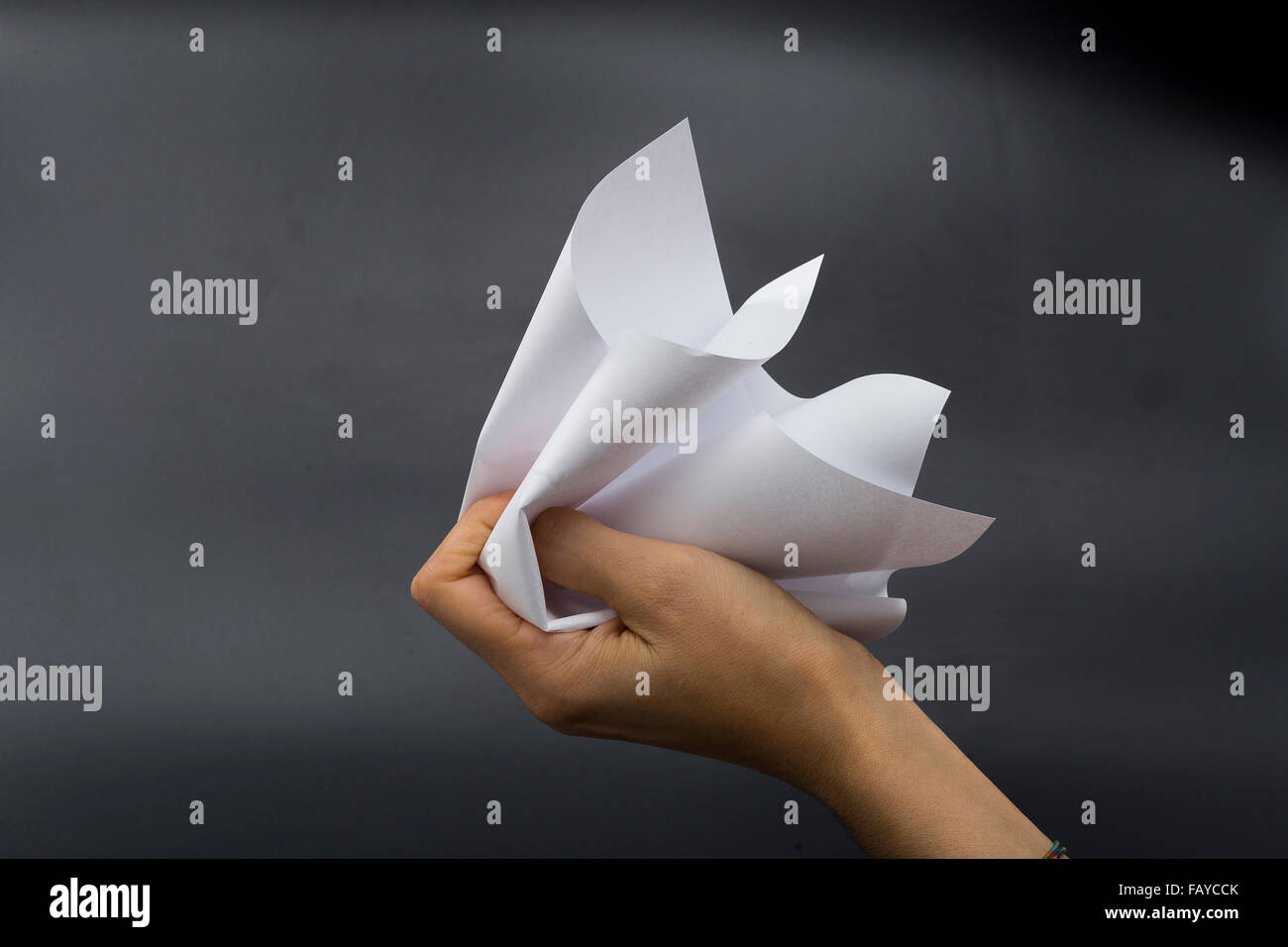 Crumpling sheet hi-res stock photography and images - Alamy