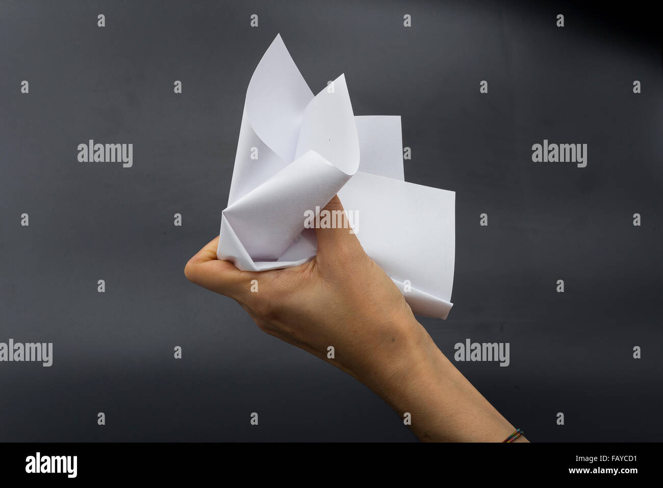 Crumpling sheet hi-res stock photography and images - Alamy