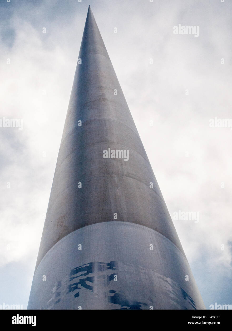 The spire, Monument to the light, Dublin Stock Photo - Alamy
