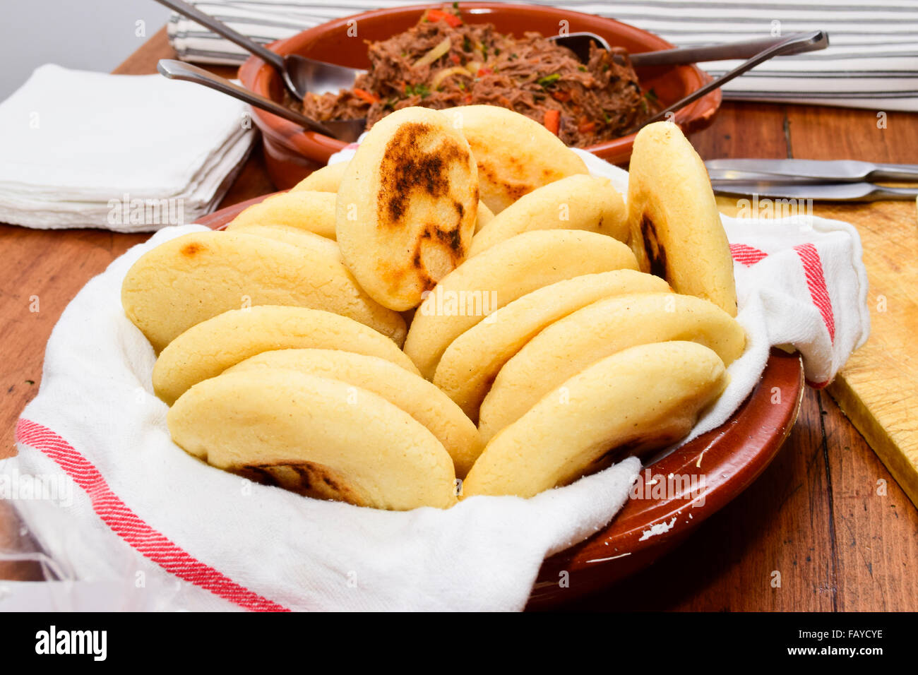 Arepas Stock Photo - Alamy