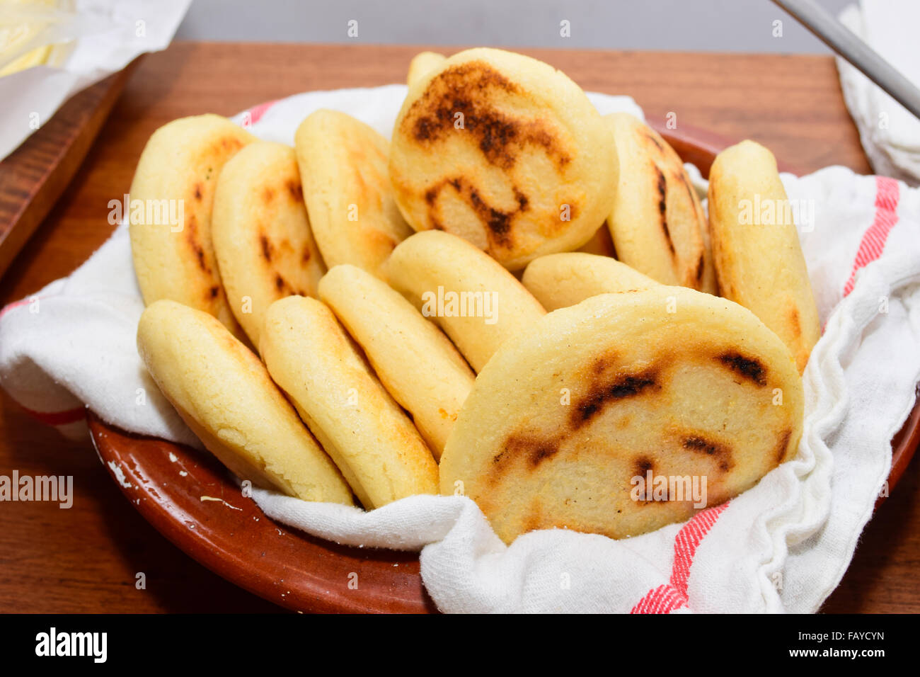 Arepas stuffed with beef hi-res stock photography and images - Alamy