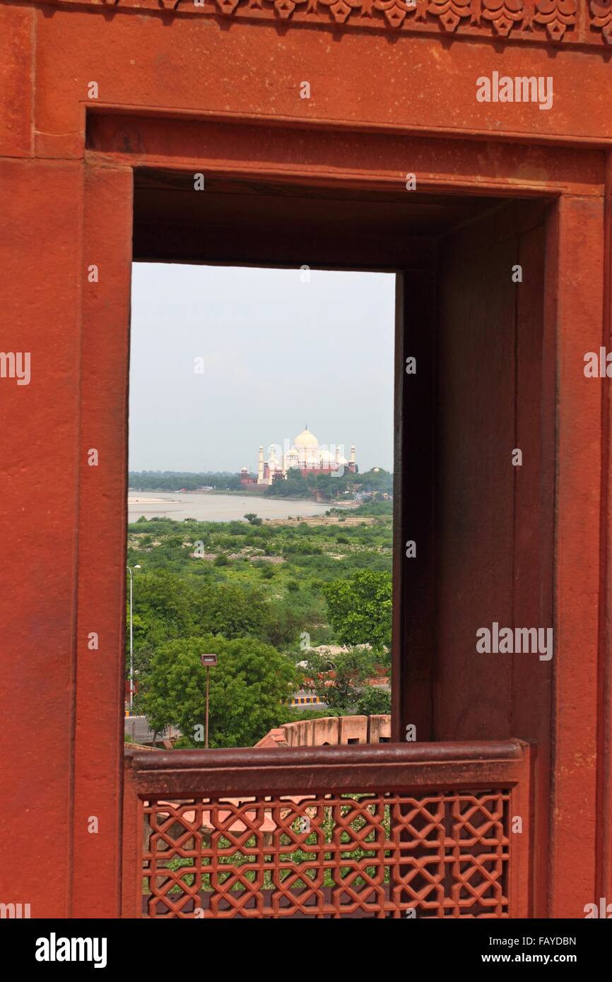 Taj Mahal monument, India Stock Photo - Alamy