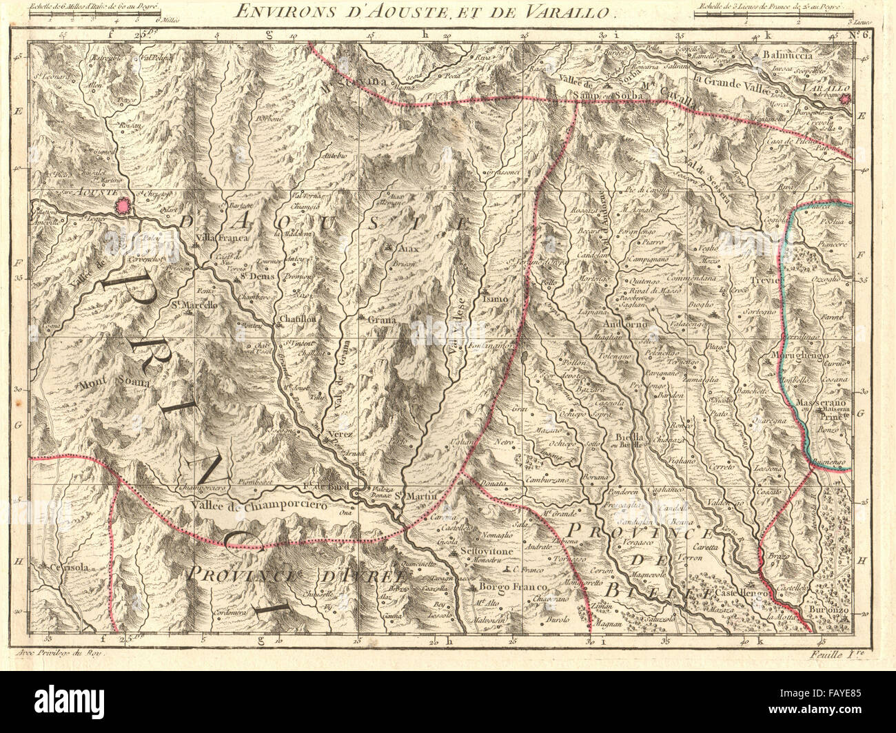 Map of biella hi-res stock photography and images - Alamy