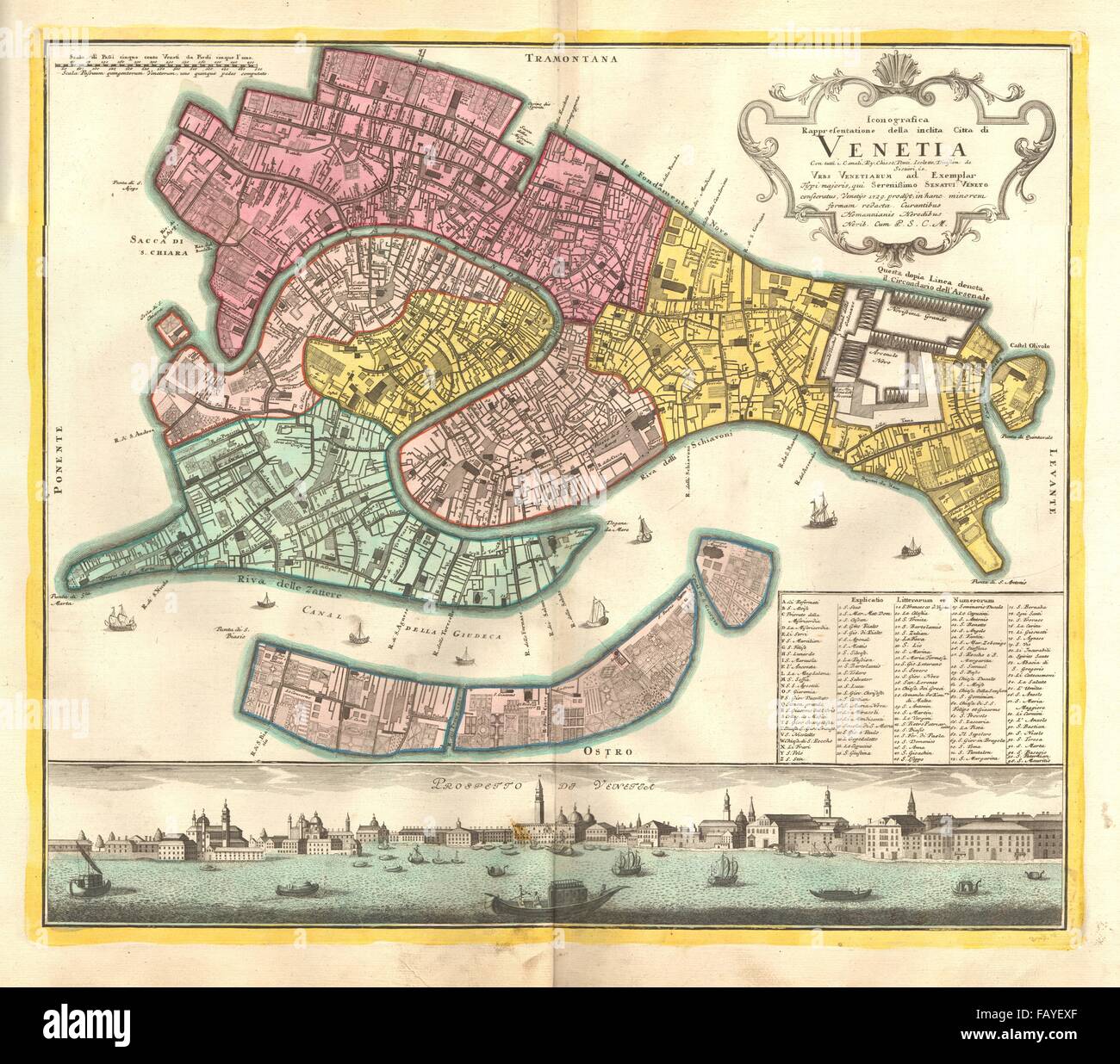 Venice map hi-res stock photography and images - Alamy