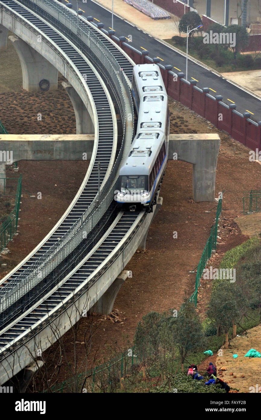 Changsha, China's Hunan Province. 6th Jan, 2016. A system debugging is ...
