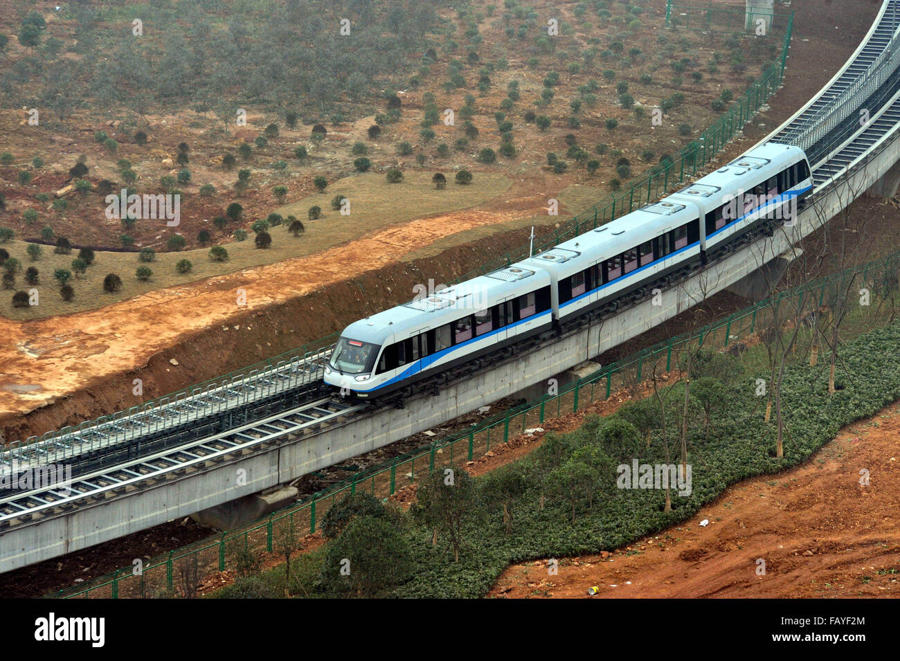 Changsha, China's Hunan Province. 6th Jan, 2016. A system debugging is ...