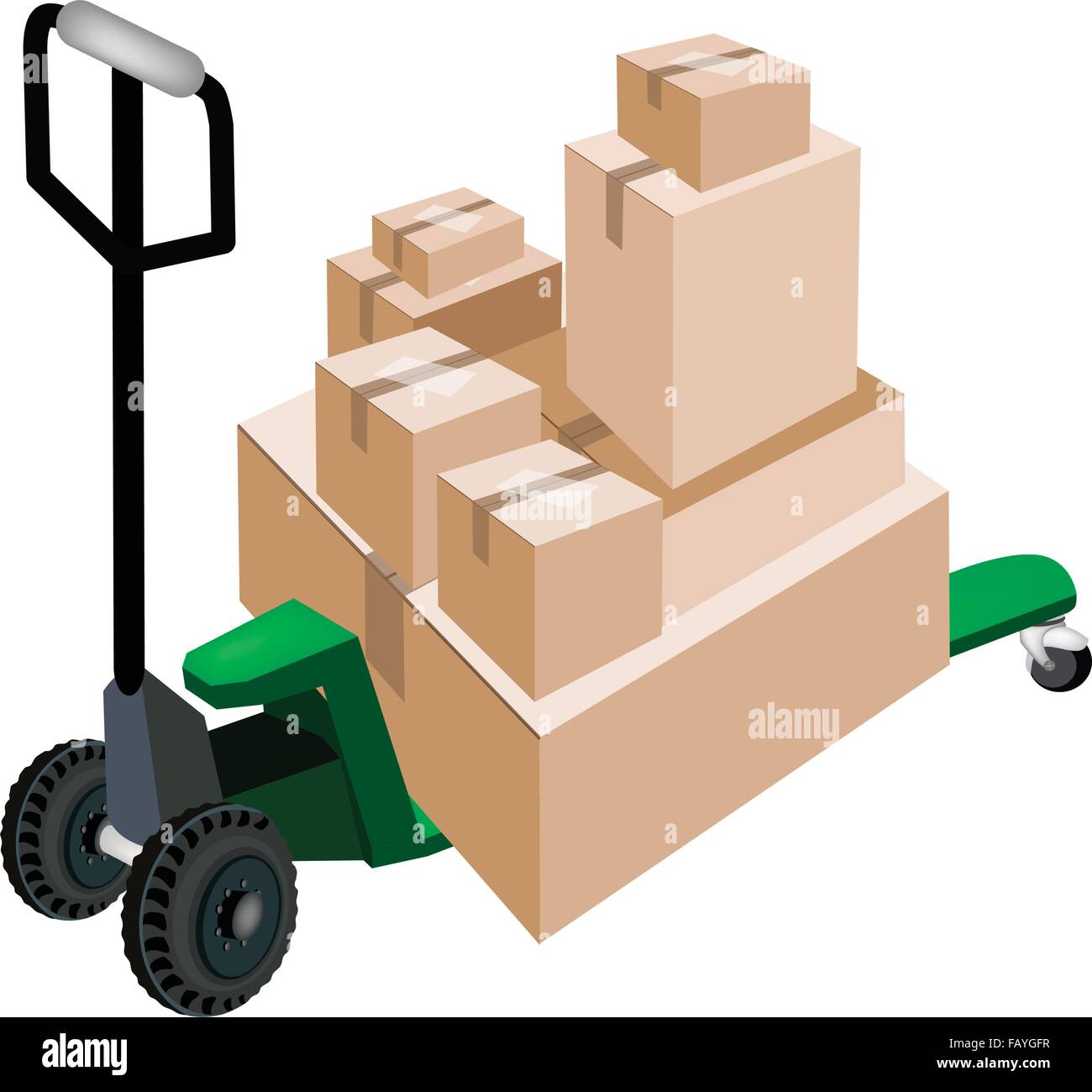 Logistic loading trolley hi-res stock photography and images - Alamy