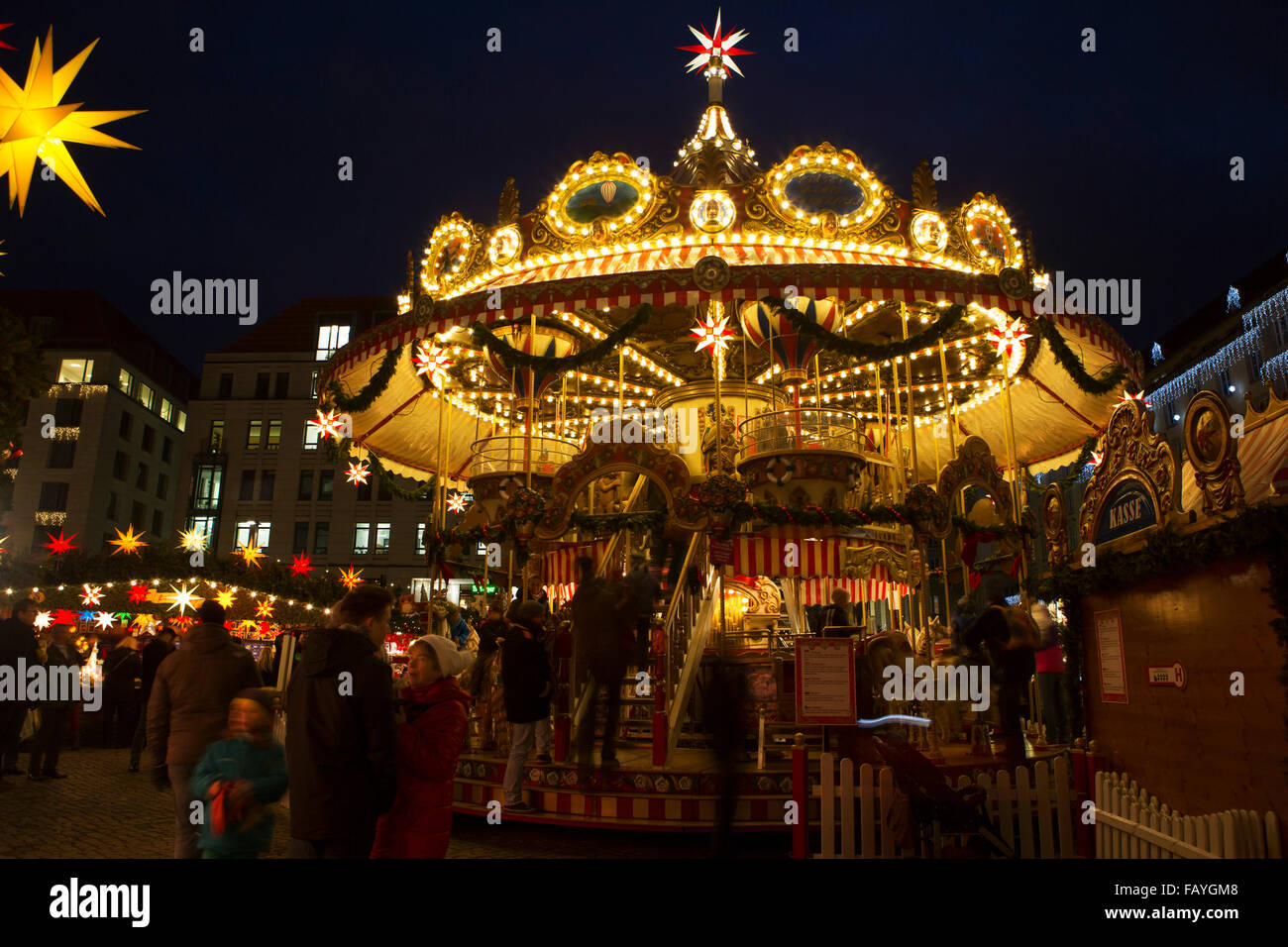 Striezelmarkt at the altmarkt in dresden hi-res stock photography and ...