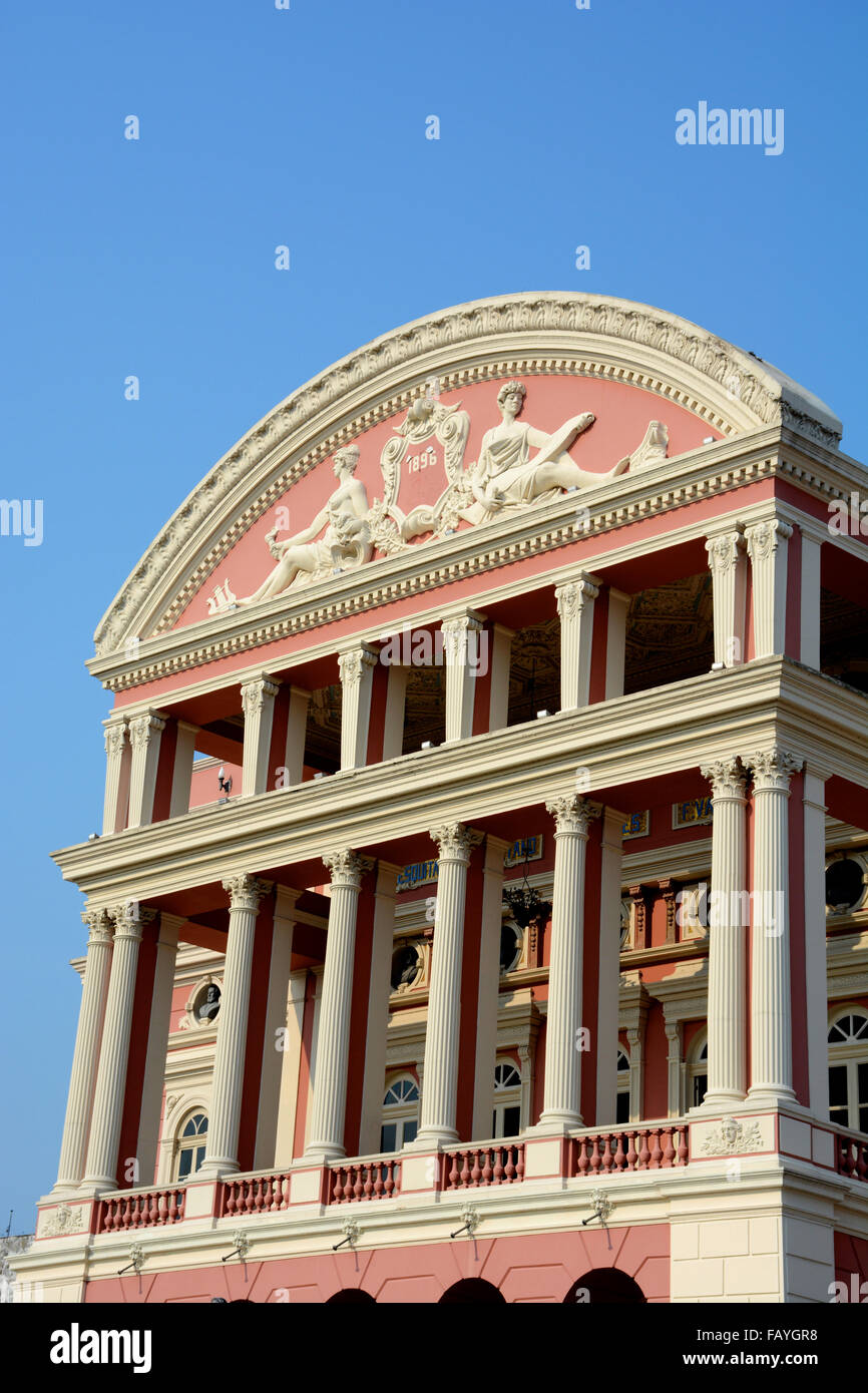Opera house, Amazonas theater Manaus Amazonas Brazil Stock Photo - Alamy