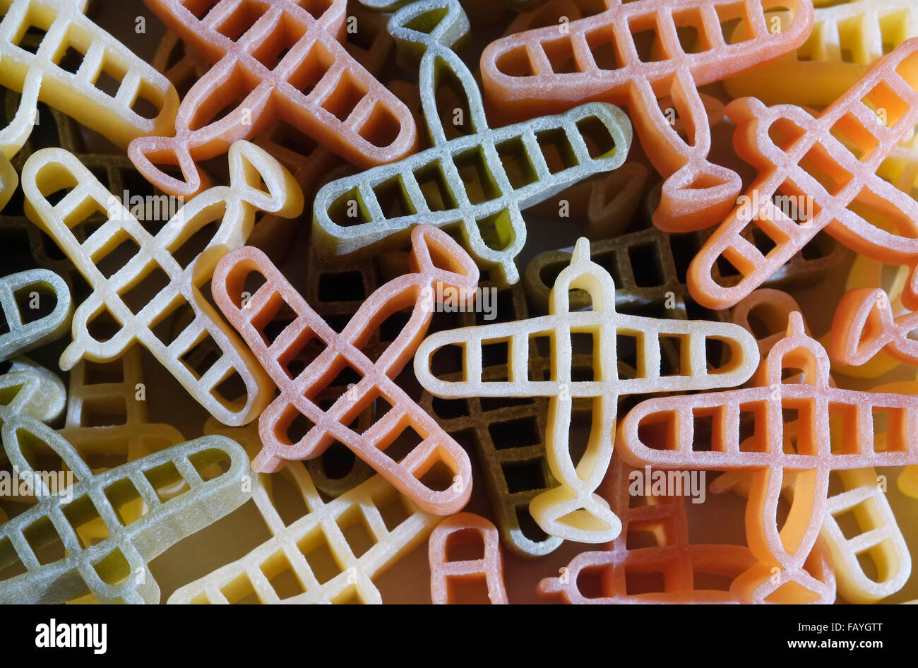 aircraft shaped pasta Stock Photo - Alamy
