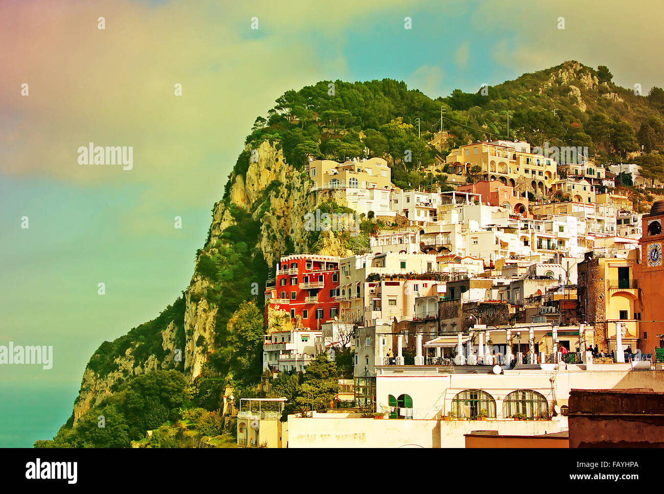Capri building hi-res stock photography and images - Alamy