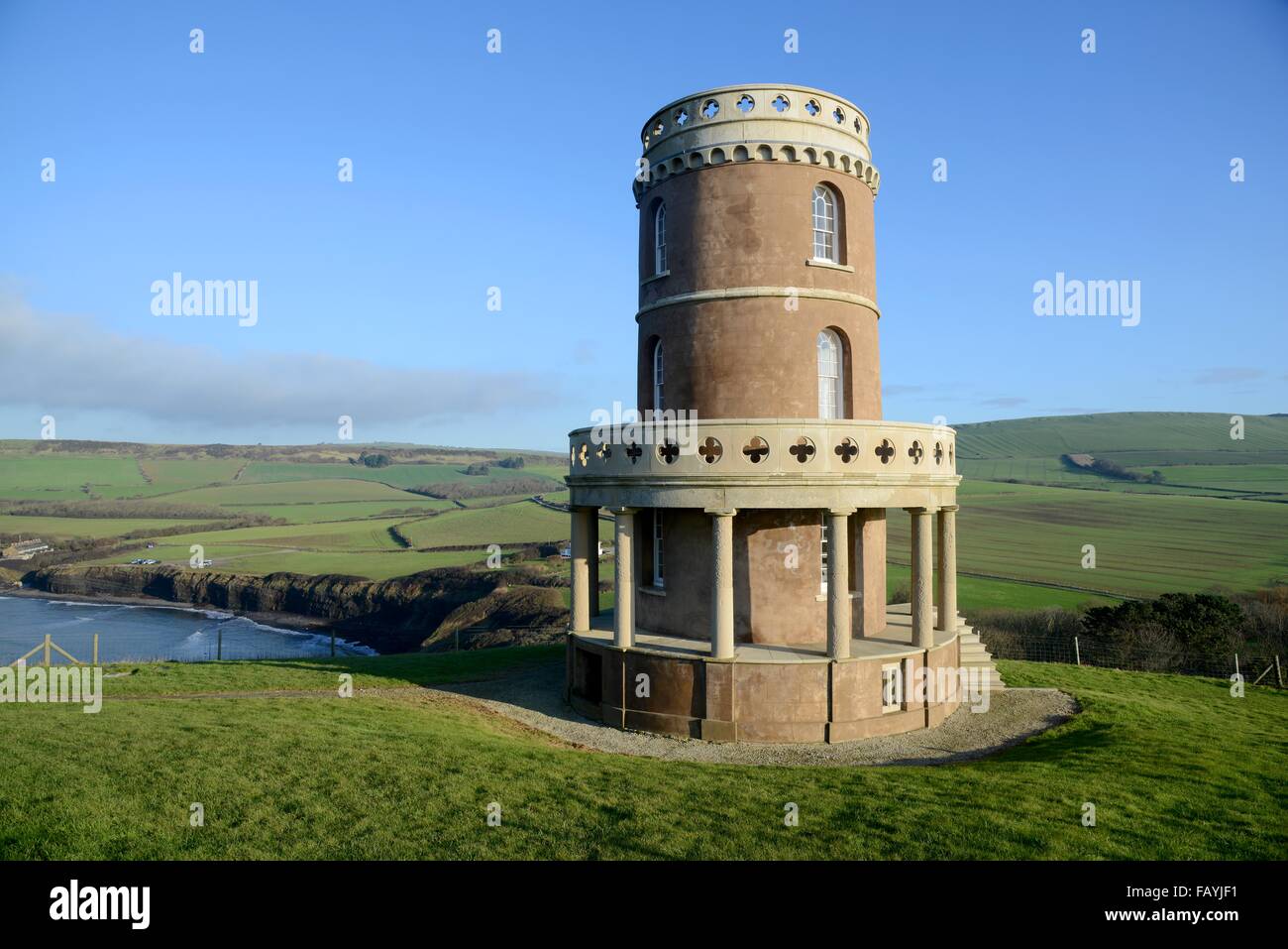 Clavell Tower, also known as Clavell Folly or the Kimmeridge Tower ...