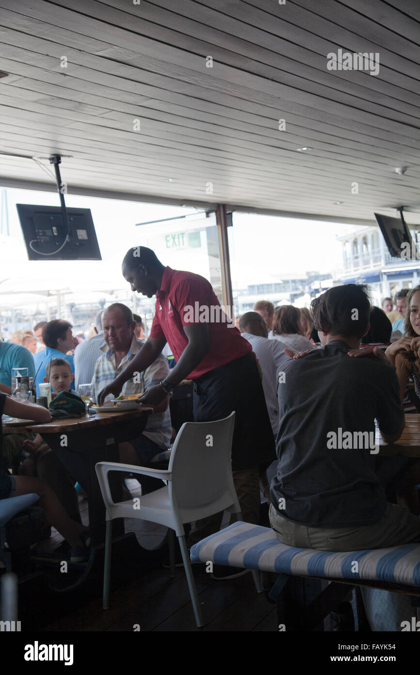 Quay Four Restaurant at Waterfront in Cape Town - South Africa Stock ...