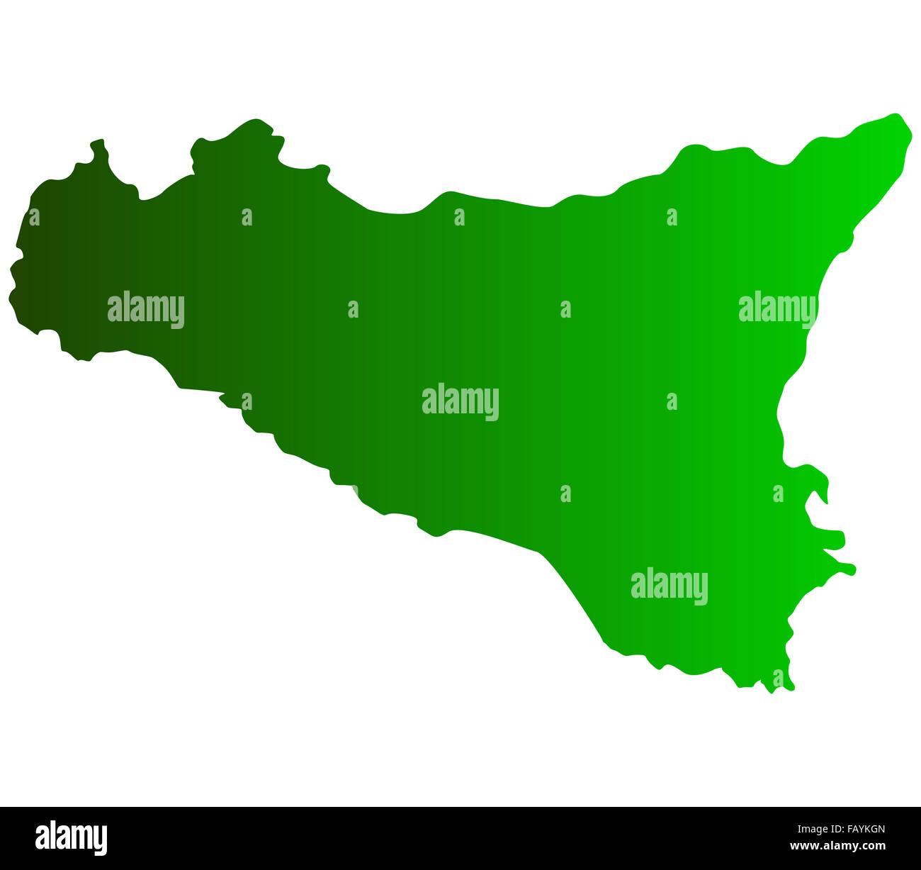 Blank Maps Of Sicily Sicily Blank Detailed Outline Map Hi Res Stock