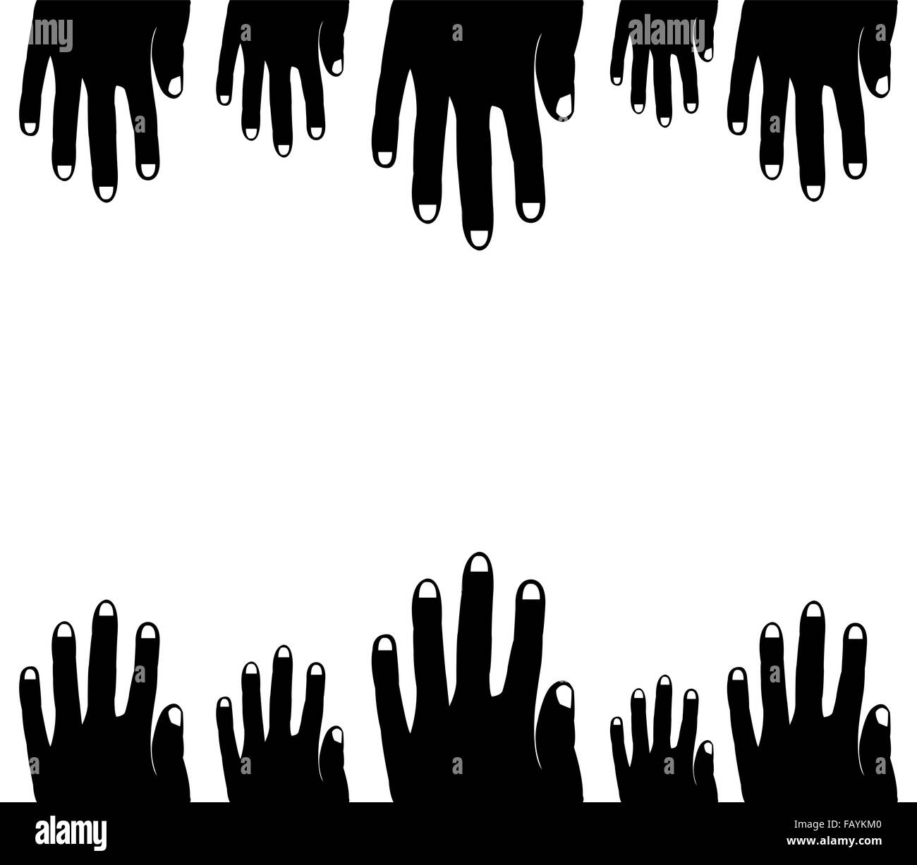 Hand thumb up symbols Black and White Stock Photos & Images - Alamy